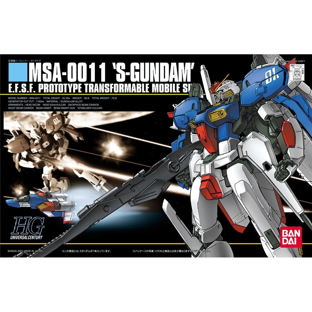 HGUC 1/144 S-Gundam | J-Toys Collectibles